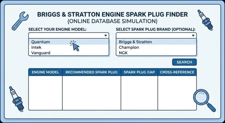Briggs and Stratton Engine Spark Plug Chart: Find Your Part Fast - Ask ...